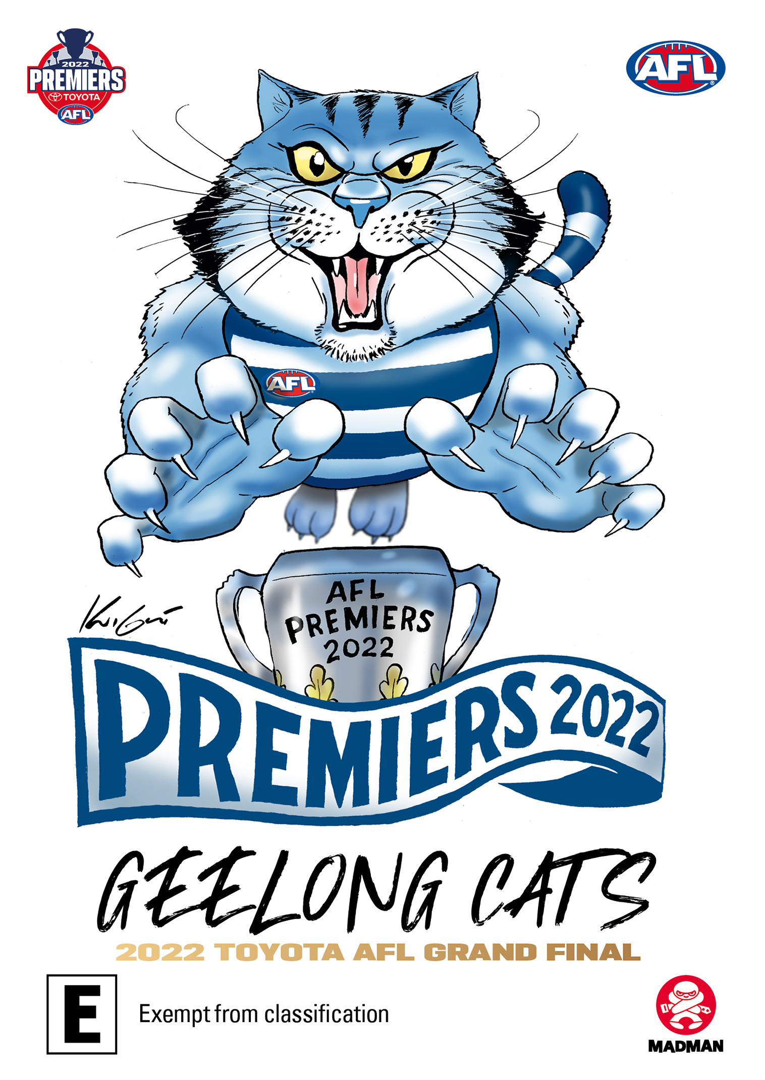 AFL PREMIERS 2022 - GEELONG CATS – Madman